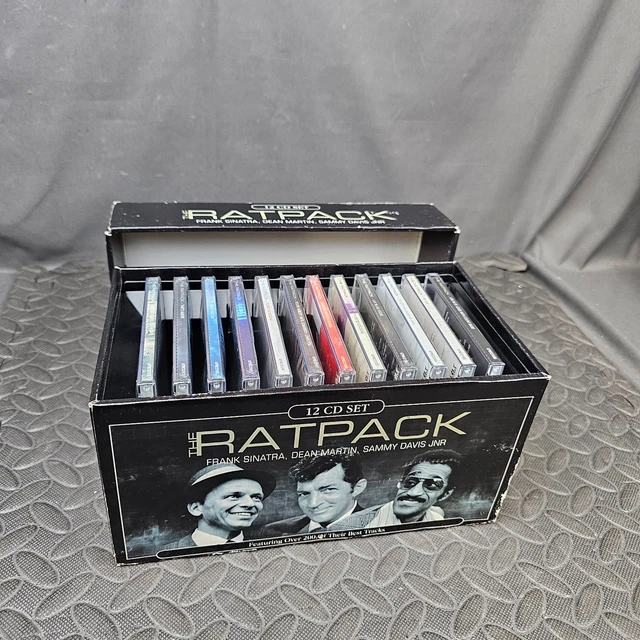 THE RAT PACK 12 CD Box Set 200 Tracks Frank Sinatra Dean Martin Sammy ...