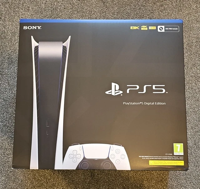 SONY PLAYSTATION 5 PS5 Digital Edition Console 825 GB senza disco nuova ...