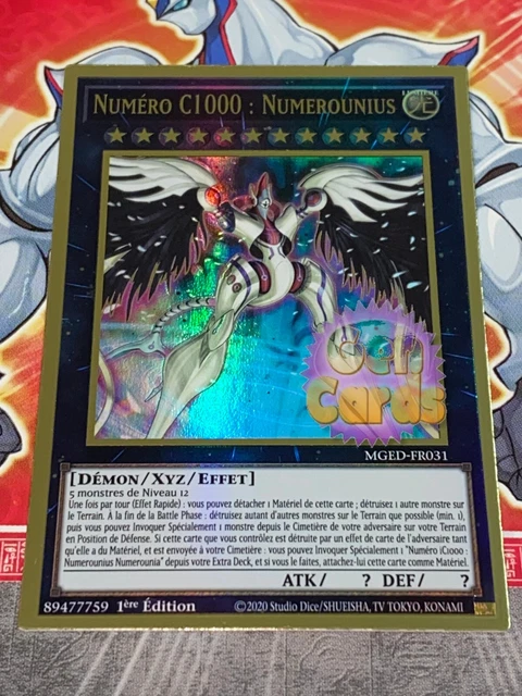 CARTE YU GI OH NUMERO IC1000 : NUMEROUNIUS NUMEROUNIA MGED-FR032 EUR 15 ...