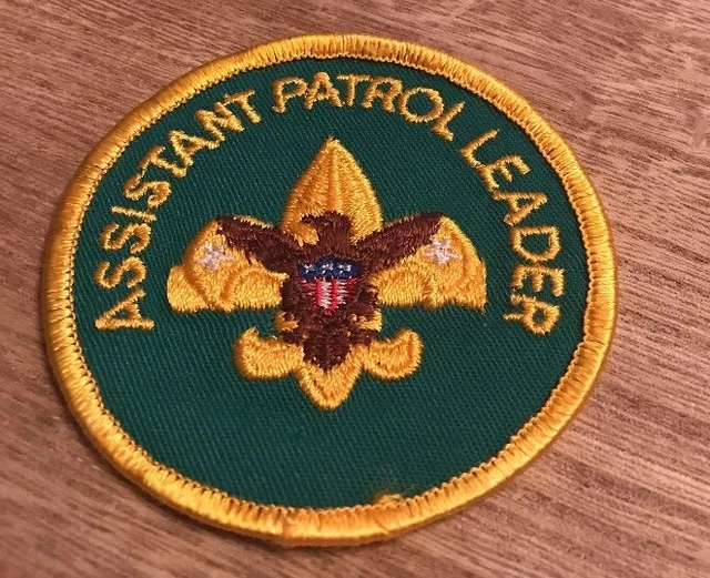 BSA BOY SCOUTS Assistant Patrol Leader Patch Eagle Fleur De Lis £4.78 ...