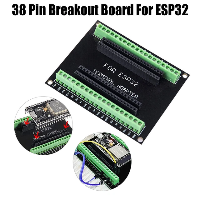 UK 38 PIN ESP32 Breakout Board For ESP32 Development Board 2.4 GHz Wifi ... UK 38 PIN ESP32 Breakout Board For ESP32 Development Board 2.4 GHz Wifi ...