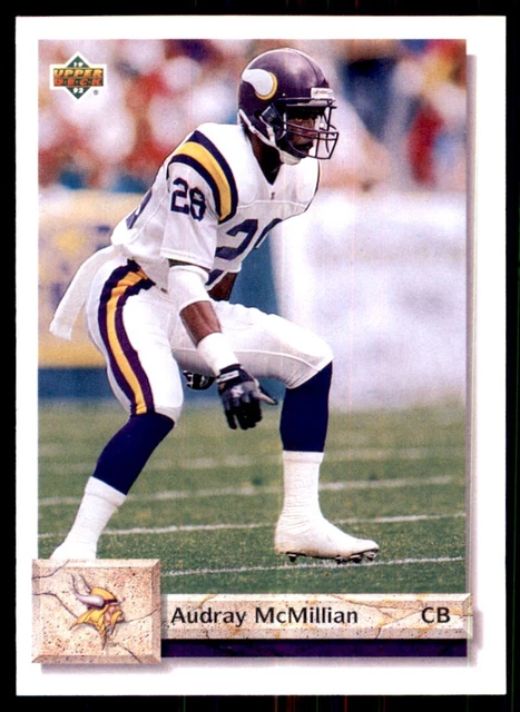 1992 UPPER DECK Audray McMillian Minnesota Vikings #539 EUR 1,09 ...