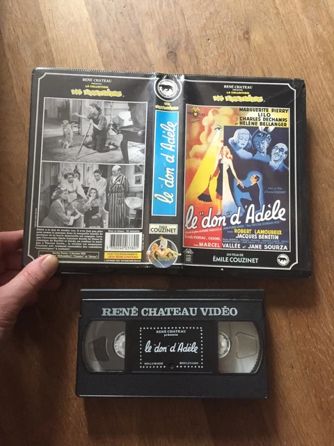 CASSETTE VIDEO VHS RENE CHATEAU CINEMA LE DON D ADELE lilo lamoureux sourza EUR 8,00 - PicClick FR