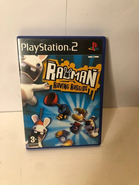 RAYMAN RAVING RABBIDS PS2 PLAYSTATION 2 GIOCO USATO Italiano EUR 9,99 ...