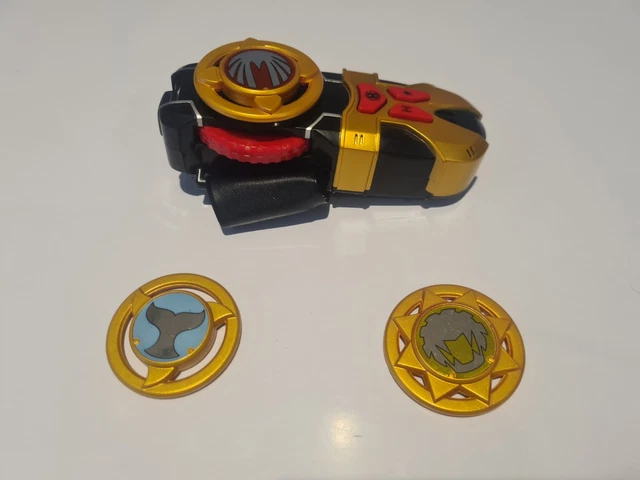 2002 BANDAI POWER Rangers Ninja Storm Wind Morpher with Discs & Sounds ...