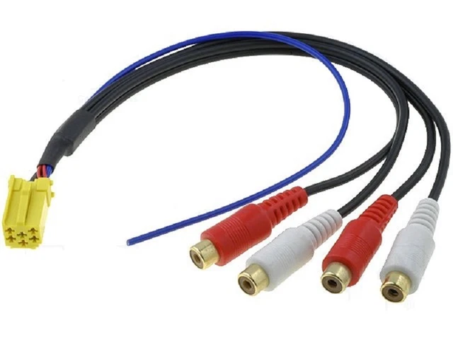 PREAMPLIFIER ADAPTER LINE-OUT Adapter (Mini-ISO to 4x Cinch) £13.16 ...