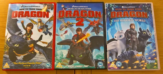 HOW TO TRAIN Your Dragon Trilogy DVD Collection Movies 1 2 3 R2 ...