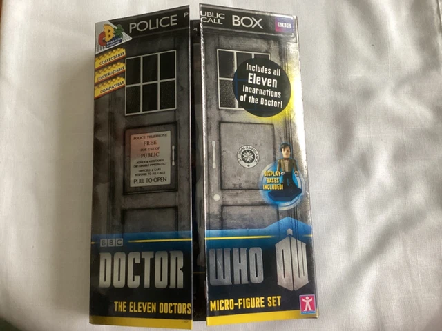 DOCTOR WHO THE Eleven Doctors Micro Figure Set Character Building ...