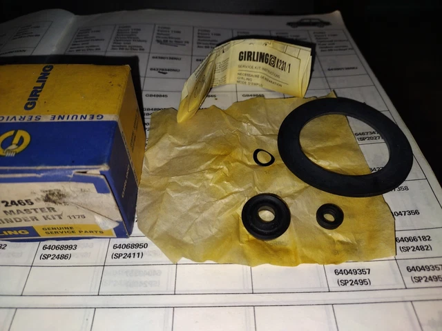 BRAKE MASTER CYLINDER Kit - Fits: Ford Escort Mk1 1100 / 1300 & Gt ...