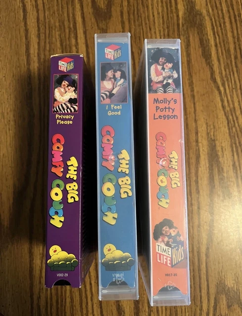 VINTAGE THE BIG Comfy Couch 3 VHS Tapes Privacy, Feel Good, & Potty Lesson $68.36 - PicClick CA