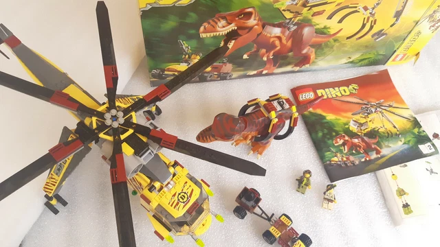 LEGO DINO SET Ref. 5886 T-REX HUNTER with box and leaflet, in TBE £81. ...