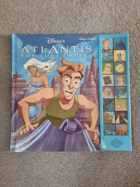 DISNEY ATLANTIS - The Lost Empire Book Play-a-Sound 2001 Interactive ...