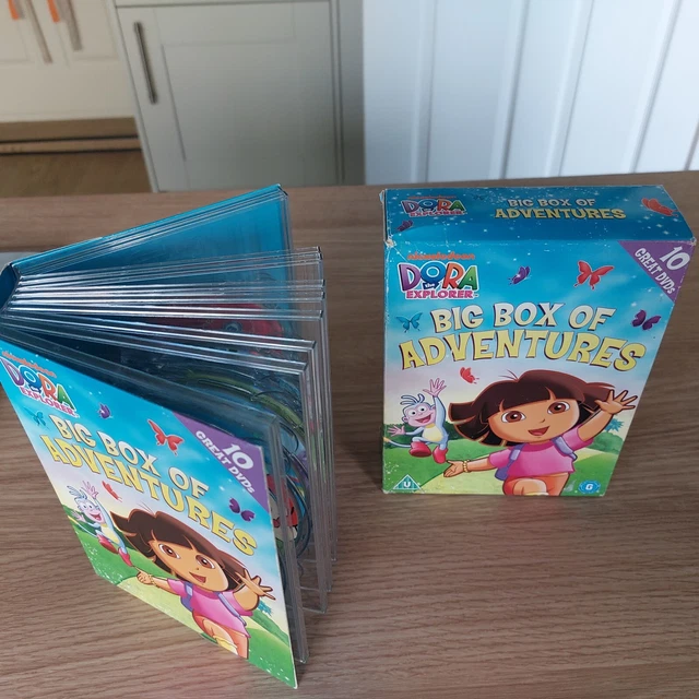 DORA THE EXPLORER Big Box of Adventures 10 DVD Boxset - Complete - VGC ...