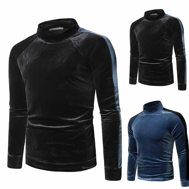 PULL HOMME L GANT en tricot col roul haut manches longues coupe mince ...