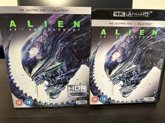 ALIEN 4K UHD & Blu Ray 40th Anniversary UK Release £18.99 - PicClick UK