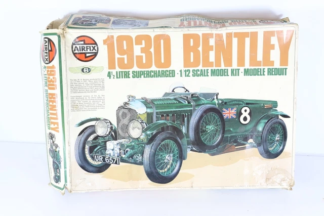 AIRFIX 20440-8 1:12 Scale 1930 Bentley 4.5L Supercharged Plastic Model ...