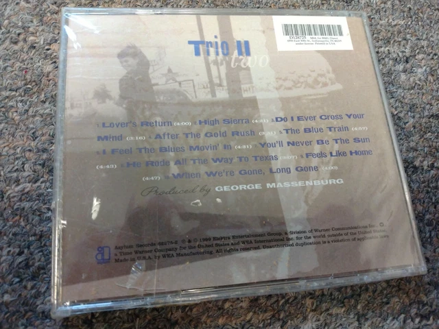 EMMYLOU HARRIS, LINDA Ronstadt, Dolly Parton - Trio II (1999 Asylum) CD ...