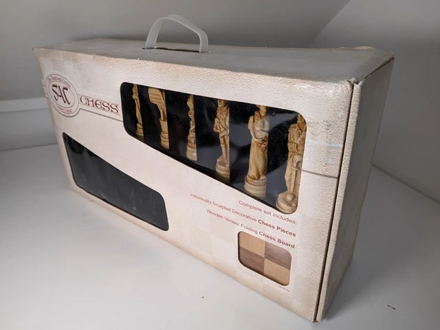 SAC STUDIO BATTLE of Trafalgar Chess Set with Board Unused £125.00 ...