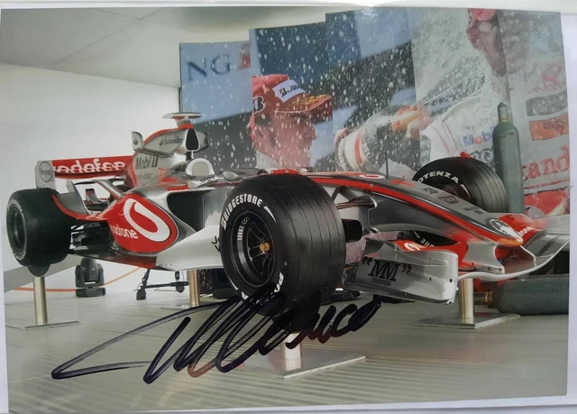 FERNANDO ALONSO SIGNIERT signed Autogramm Autograph Photo Mc Laren ...