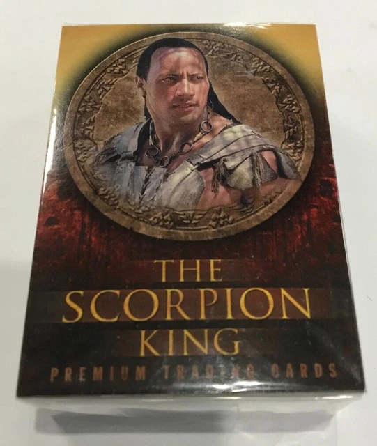 INKWORKS THE SCORPION King Movie Trading Card Complete 72-Base Card Set ...