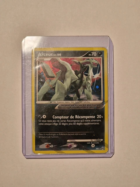 CARTE POKÉMON - Arceus HOLO AR1 - PLATINE VAINQUEURS SUPRÊMES FR - TBE ...