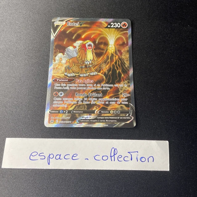 CARTE POKÉMON Entei V GG36/GG70 EB12.5 Zenith Suprême FR EUR 39,99 - PicClick FR
