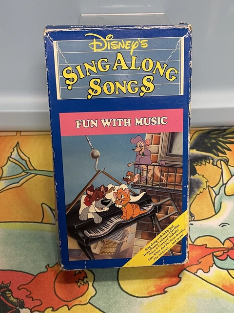 DISNEY SING ALONG Songs VHS Tape Fun With Music EUR 17,38 - PicClick FR