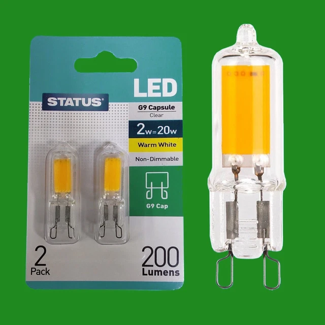 25X 2W G9 SMD LED Capsule Ampoule 200 Lumens Remplacement Halogène 200 ...