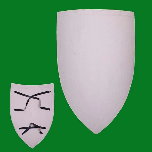 MEDIEVAL WOODEN SHIELD 13th cent Crusader Knight Shield Primed ...