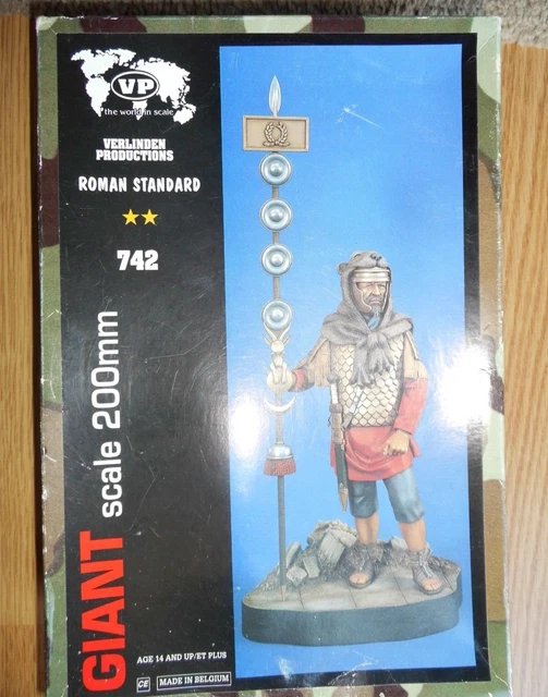 VERLINDEN 200MM 1/9 Roman Signifer Signum Standard Bearer Resin Figure ...