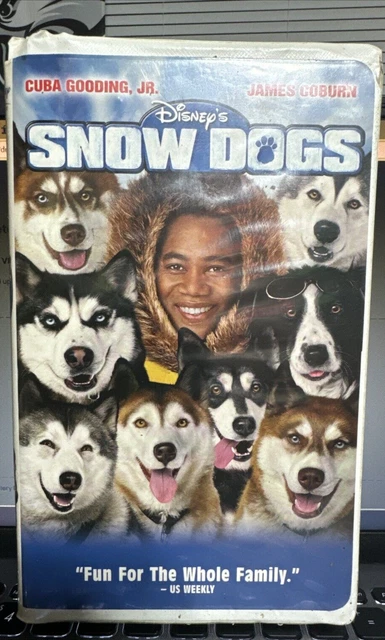 WALT DISNEY'S SNOW Dogs (VHS, 2002) Clamshell Case Cuba Gooding Jr ...