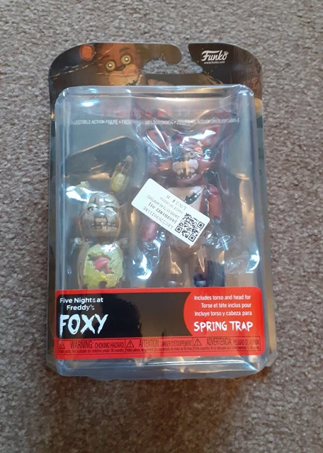 FIVE NIGHTS AT freddys foxy build a figure spring trap damaged box FNAF ...