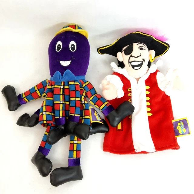 WIGGLES HAND PUPPET plush soft toy Henry the Octopus Captain ...