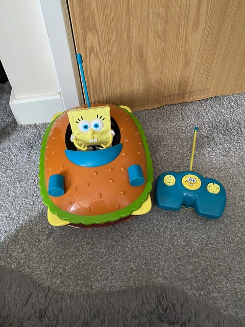 SPONGEBOB SQUAREPANTS KRABBY Patty Remote Control Car - Working - 2010 ...