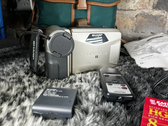 VINTAGE RETRO SHARP VL-A110H Viewcam 8 Camcorder 8mm Video Camera £67. ...