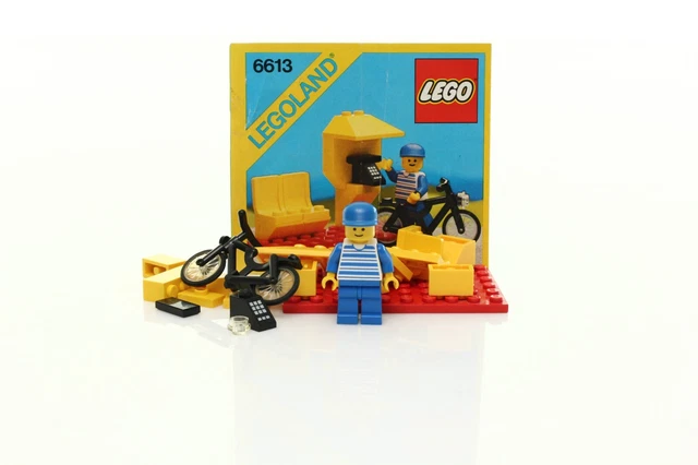 LEGO TOWN CLASSIC Traffic Set 6613 cabine téléphonique 100 % complète ...