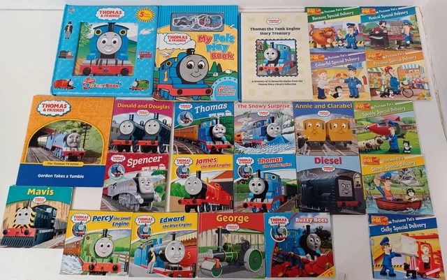 THOMAS & FRIENDS Book Bundle/Postman Pat X24 Total W/Puzzle & Felt Book ...