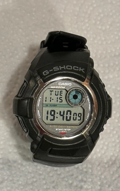 VINTAGE CASIO G-SHOCK G-LIDE DWX-112 (1978) Green & Gray watch Used new ...
