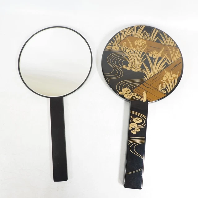 VINTAGE JAPANESE HAND mirrors circa 1980s W6”×D11”×H1” in. SSK503 £72. ...