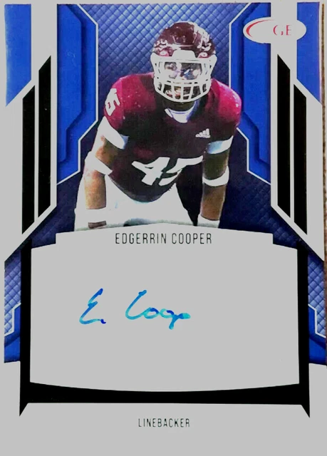 EDGERRIN COOPER AUTOGRAPHE 2024 Sage high series auto texas a&m green ...