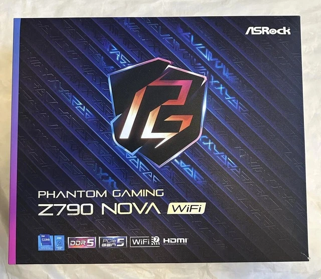 ASROCK INTEL Z790 Nova WiFi 7 PCIe 5.0 DDR5 ATX Motherboard £189.99 ...