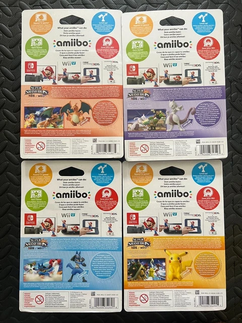 AMIIBO POKEMON CHARIZARD Lucario Pikachu Mewtwo Nintendo Character Figure 4 sets £120.00 ...