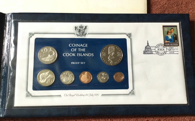 THE COOK ISLANDS Royal Wedding Commemorative Coin Collection £30.88 ...