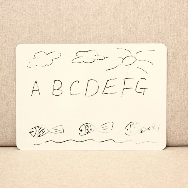 5PCS 15X21CM DESKTOP Small White Board Tabletop Easel Whiteboard Double ...