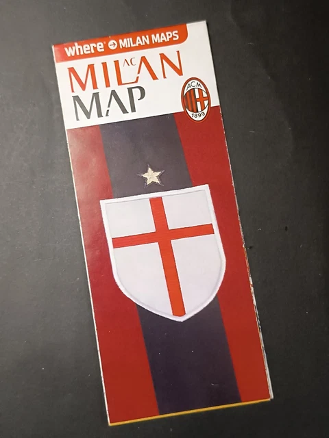 CARTINA IN INGLESE MILAN MAP - EUR 15,00 - PicClick IT