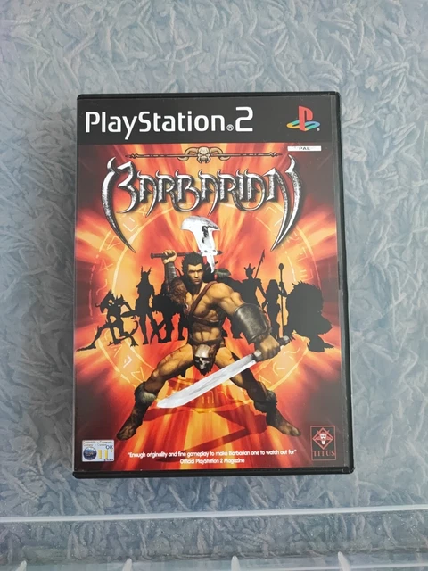 BARBARIAN UK Pal (PS2) Playstation 2 Game - Titus - VGC - Very Rare £10 ...