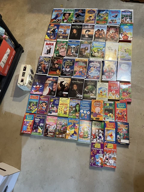 VHS TAPES LOT Disney Kids Lot Educational (56+) $89.02 - PicClick CA