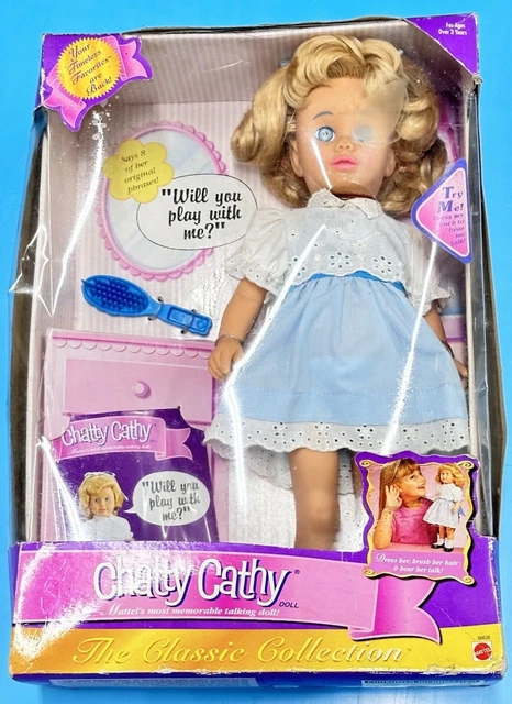 VINTAGE CHATTY CATHY Talking Doll Classic Collection Mattel 2001 Sealed ...