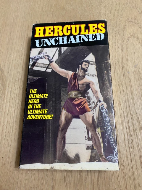 HERCULES UNCHAINED 1959 VHS Steve Reeves Italian-French Peplum Fantasy ...