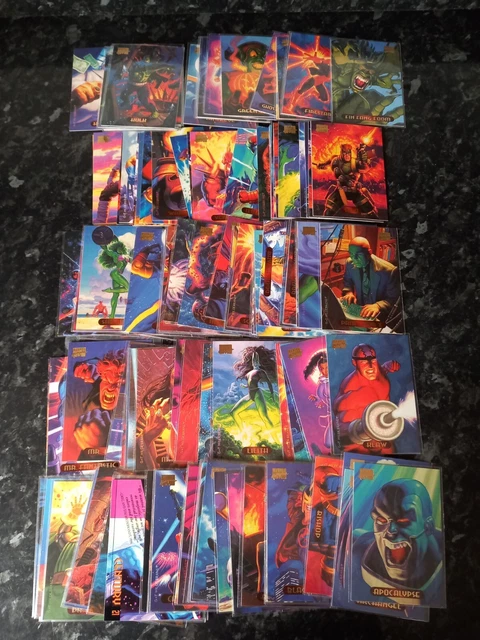 RARE - 1994 Marvel Masterpieces Complete 140 Card Cards Set Vintage Job ...